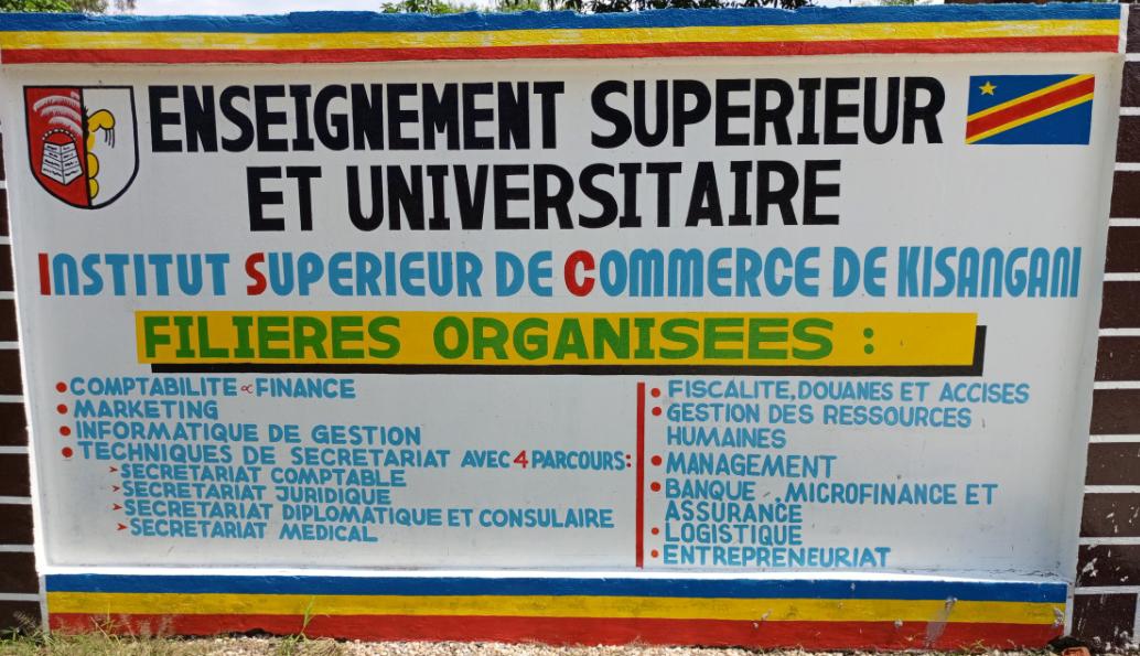 L'Institut Supérieur de Commerce de Kisangani revêtu d'une nouvelle ...
