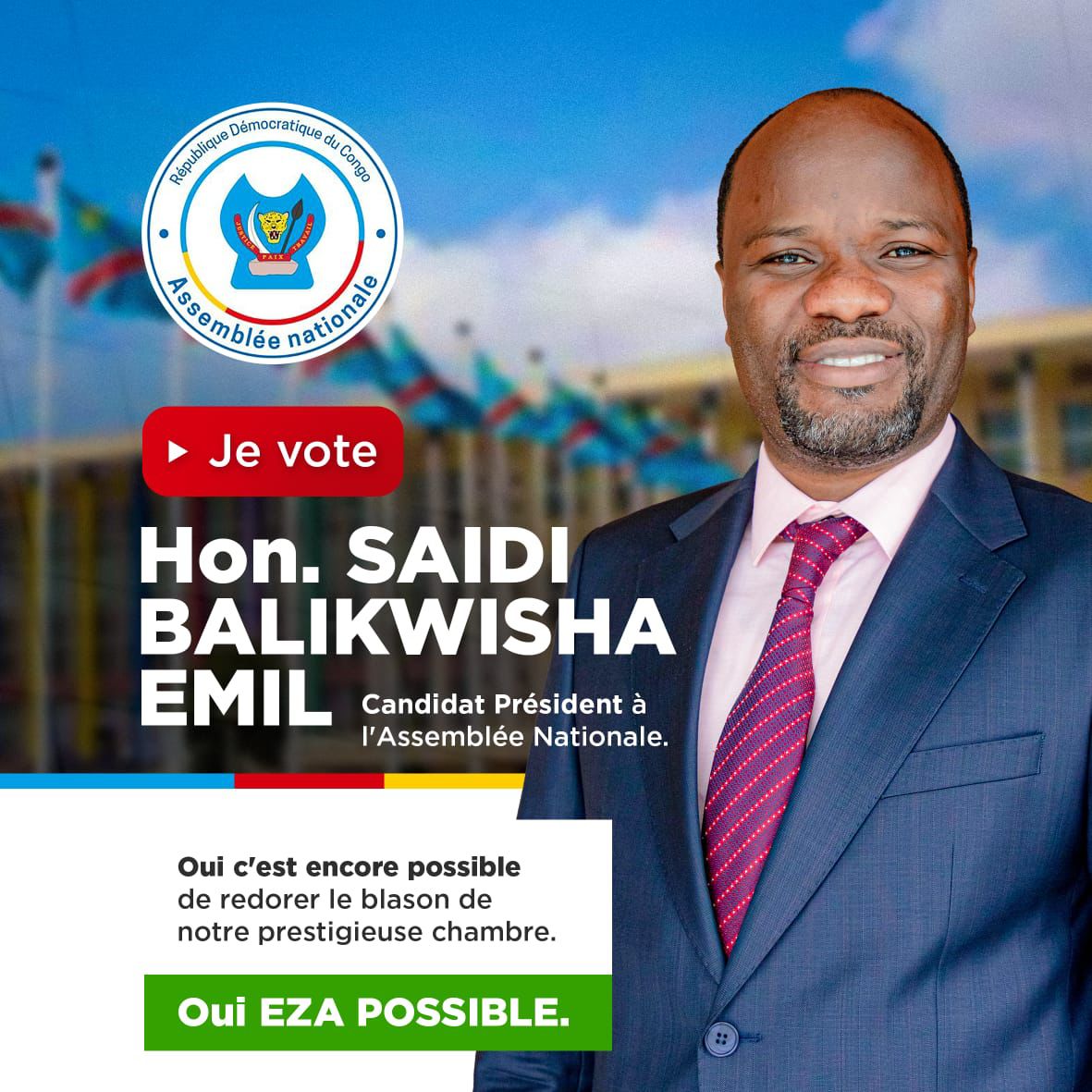 SAIDI BALIKWISHA Emil, meilleur élu de la République prêt à succéder à ...